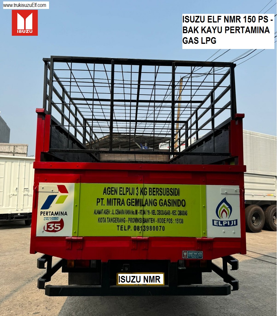 TRUK BAK KAYU PERTAMINA GAS LPG 3 KG ISUZU NMR HD – ISUZU BEKASI ...